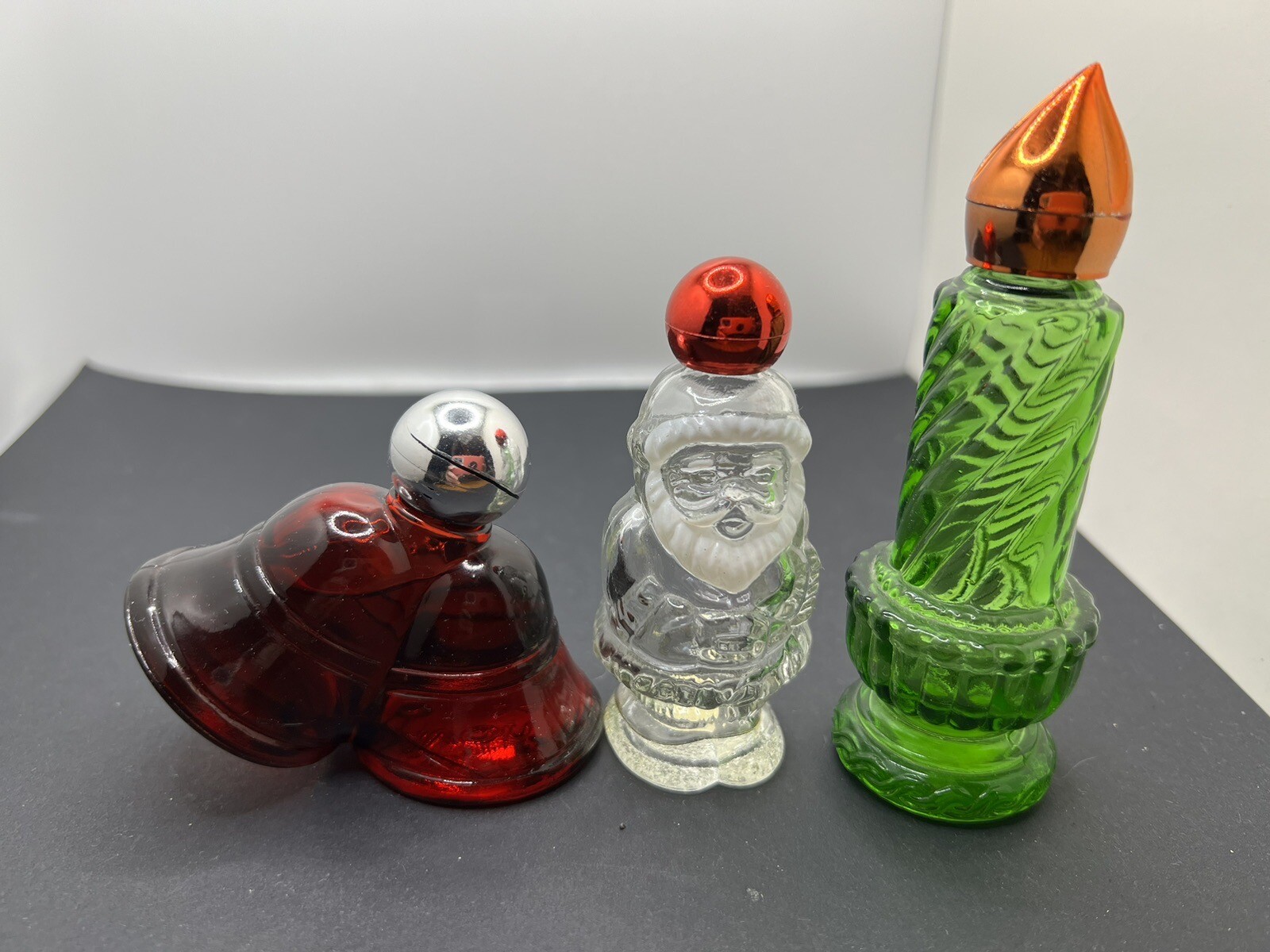 Lot of 3 Vintage Avon Christmas Ornament Decanter Empty; Bonus Box | eBay