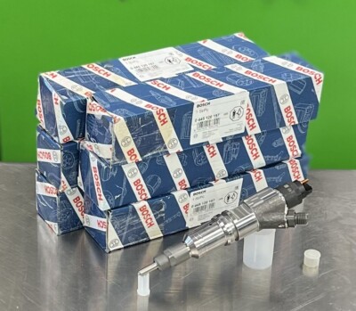 fuel injector bosch set of 6 new for case & new holland 8.7L no core ...