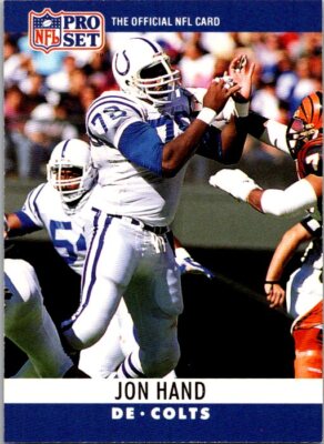1990 Pro Set #132 Jon Hand | eBay