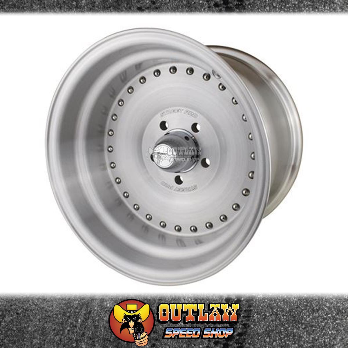STREET PRO AUTO DRAG WHEEL SATIN 15X10" X 3.5" BS FOR HQ/CHEV - STP007 ...
