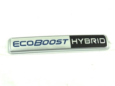 Genuine New FORD ECOBOOST HYBRID BADGE Emblem Focus Fiesta Puma Kuga ...