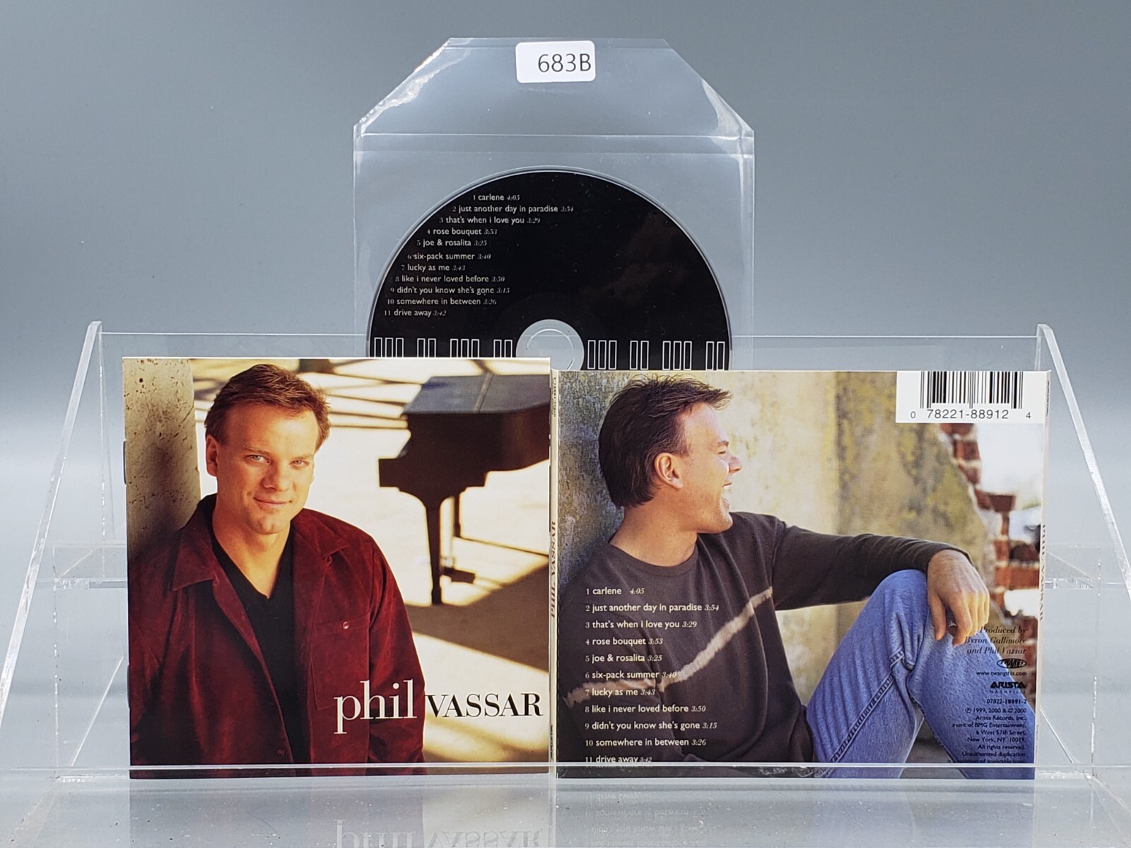Phil Vassar by Phil Vassar (CD) No Case No Tracking Disc + Artwork Only ...