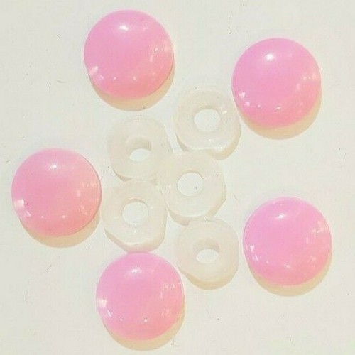 22 COLOURS PLASTIC DOME DOME SCREW CAP COVER SHOP FITTING DECOR + £5 ...