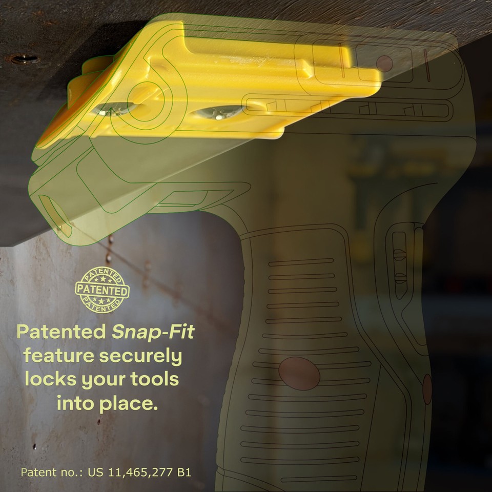 PERCH Tool Holder Organization for DeWalt 20v/60v Tools (3pc) | Made in ...