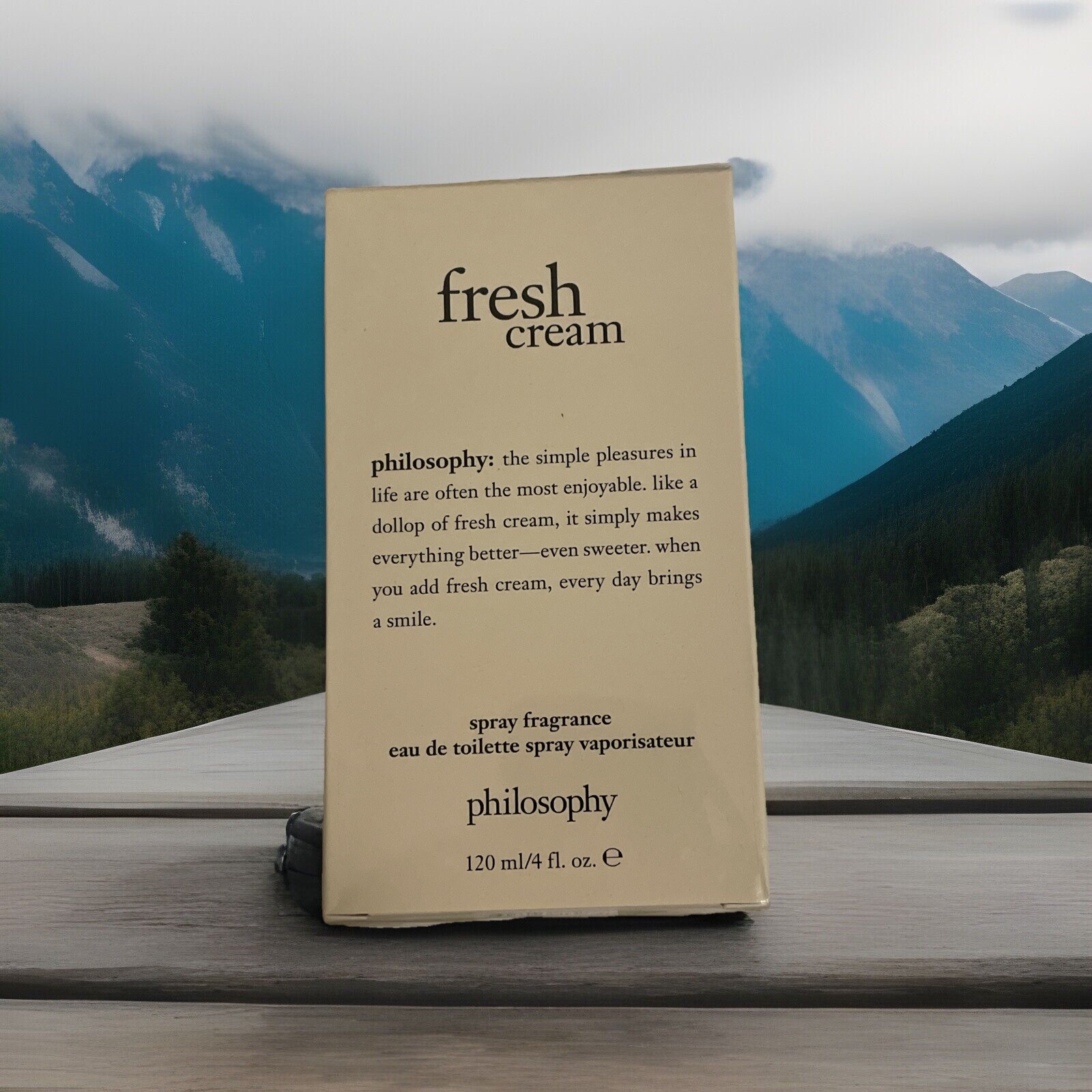 Philosophy Fresh Cream Eau de Toilette Fragrance Spray 4.0 oz Sealed Box