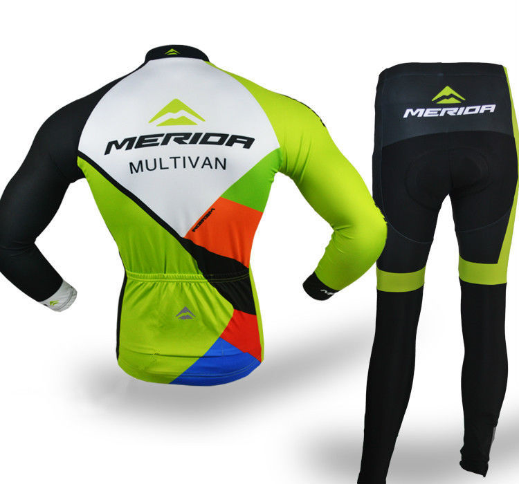 Merida Multivan Winter Bicycle Clothing Thermal Fleece Cycling Jersey ...