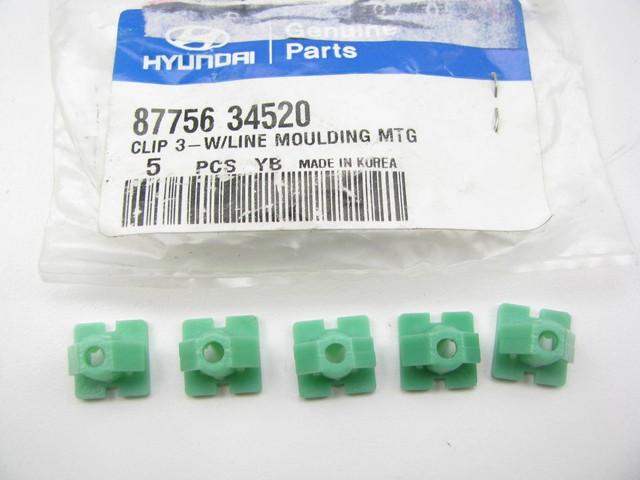 (5) Waist Line Moulding Mounting Retainer Clips OEM for Hyundai ...