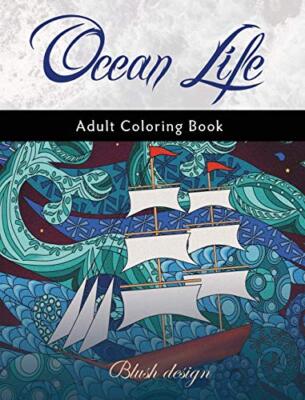 Ocean Life: Adult Coloring Book, Design New 9789655750751 Fast Free ...
