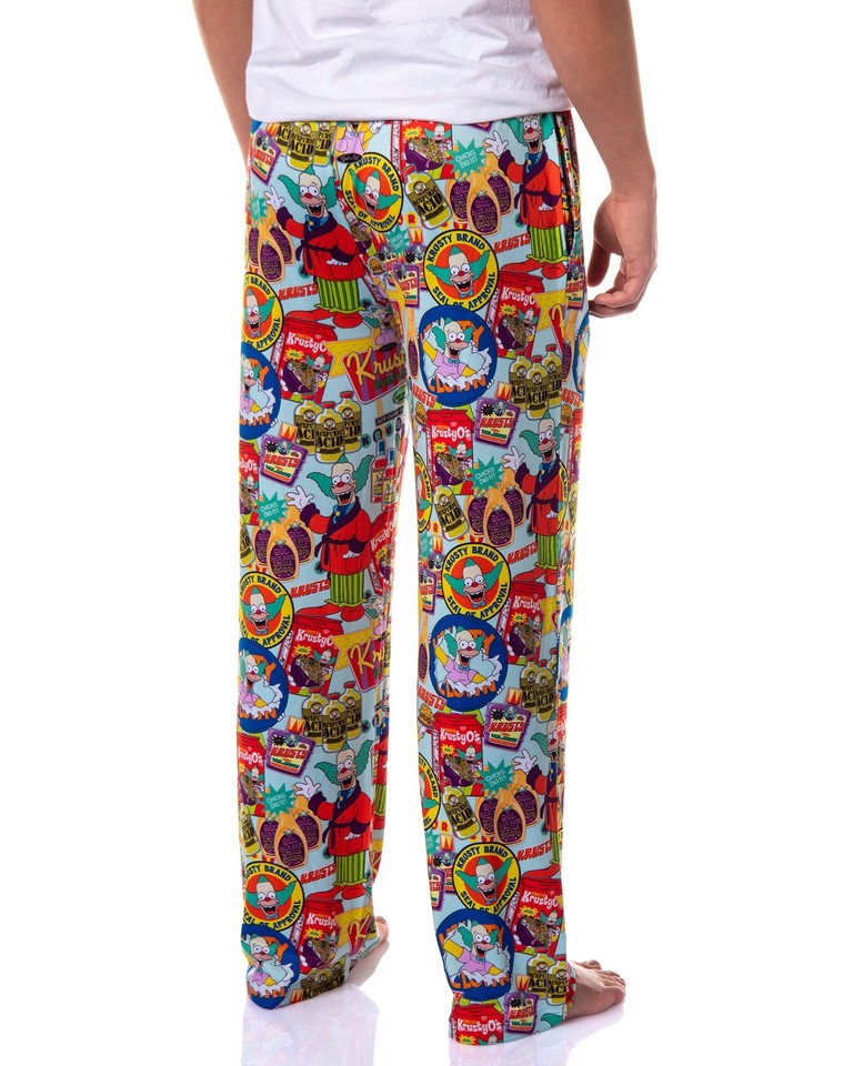 The Simpsons Lounge Pants Men's Krusty Clown Sleep Pajamas | eBay