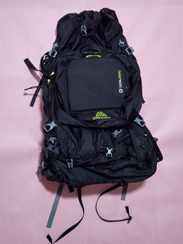 Gregory Baltoro 75 GZ Backpack MEDIUM Black Green Solar Panels Phone ...