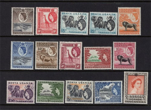 Kenya, Uganda & Tanganyika QE 1954 Set Unmounted Mint | eBay