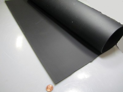 Santoprene TPV Sheet, Black, 55A 1/8" x 36" Wide x Pick Length in Feet ...
