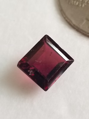 2.90 Ct Natural Purplish Red Garnet Rhodolite Unheated Radiant Shape ...