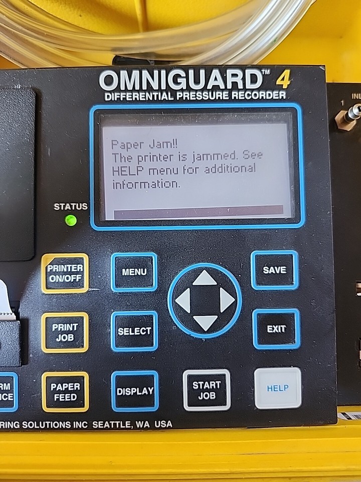 Omniguard 4 Differential Pressure Recorder - (Read Description) | eBay