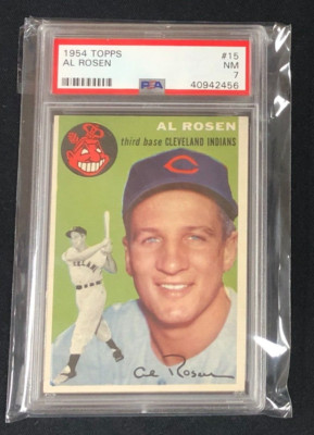 Al Rosen 1954 Topps #15 PSA 7 NM | eBay