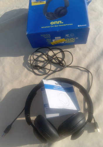 Groove Onn Bluetooth Wireless Earphones Headset, On Ear. 24h Play | eBay