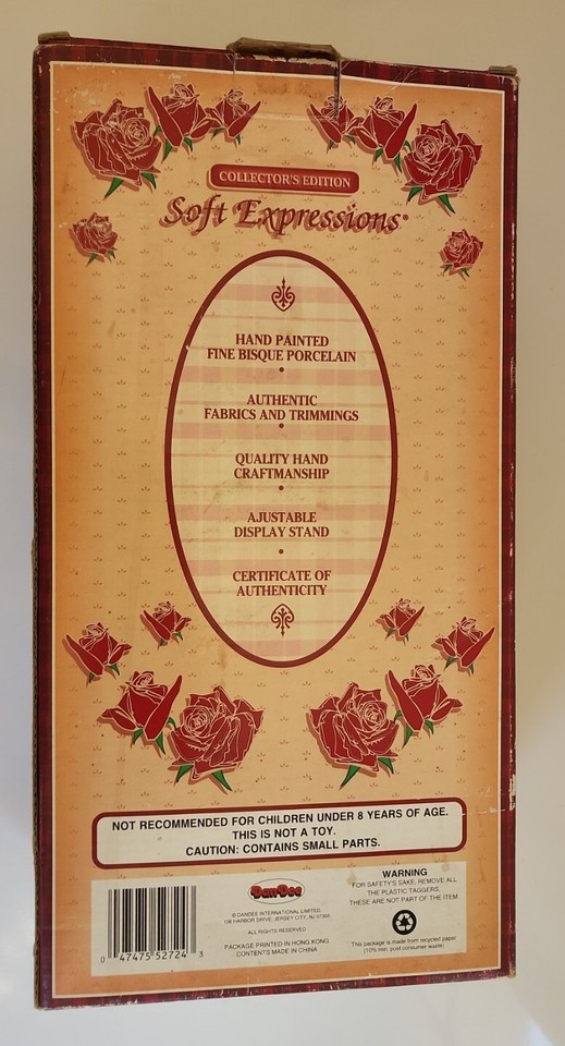 Vintage Soft Expressions Collectors Edition Fine Bisque Porcelain Doll ...