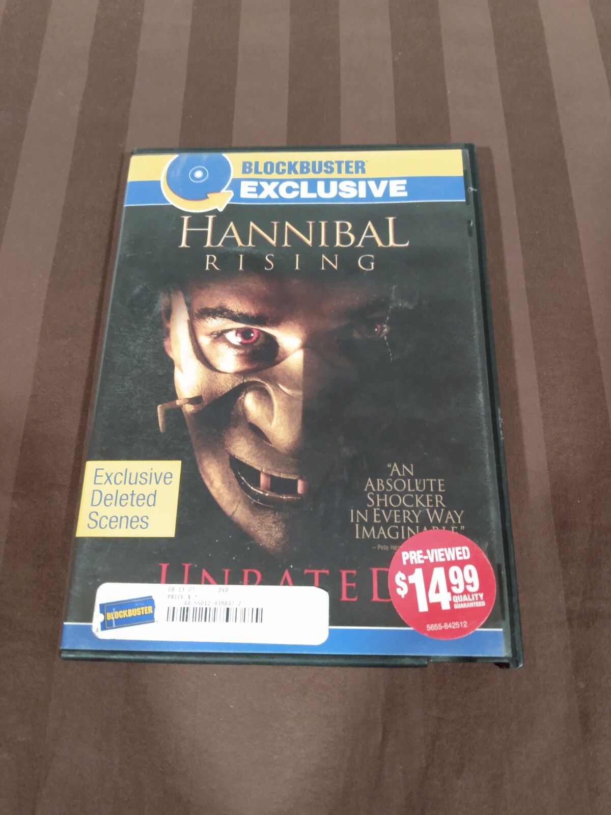 HANNIBAL RISING (DVD 2007) BLOCKBUSTER EXCLUSIVE FREE SHIPPING | eBay
