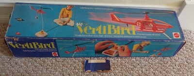 VINTAGE 1971 MATTEL VERTIBIRD HELICOPTER BOX ONLY 5972 | eBay