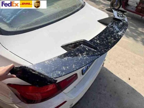 For Volvo S60 2019-2024 Forged Carbon Fiber Rear Spoiler Tail Trunk Lip ...