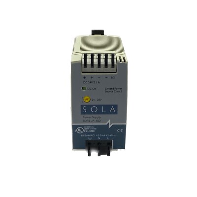 SOLA AC-DC Power Supply 24V/2.1A 43-67Hz SDP2-24-100 | eBay