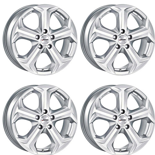 4 Autec XENOS wheels 7x17 5x108 SIL for Land Rover Freelander Evoque ...