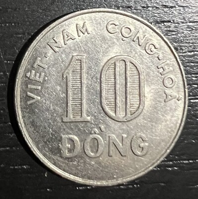 1968 Vietnam 10 Dong Coin VF | eBay