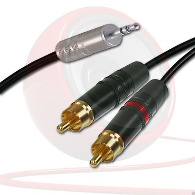 Switchcraft Mini Jack to dual RCAs/Phonos, Sommer ONYX 2025 Black ...