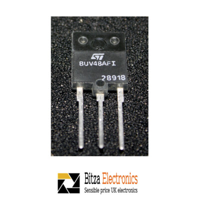 ST BUV48AFI BUV48 High Power NPN Transistor 1KV 15A (30A) 55W ISOWATT ...