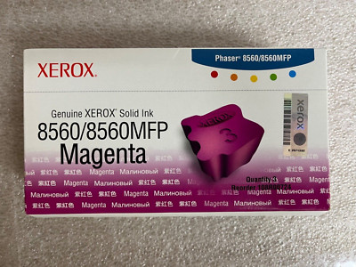 3PK Genuine Xerox 8560/8560MFP Magenta Solid Ink Cartridge Phaser ...