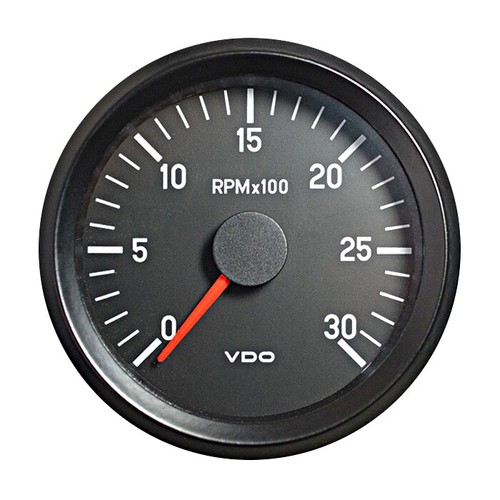 VDO Rev-Counter Tachometer Gauge 3000 RPM 80mm 3.1" 24V 333-045-001G | eBay