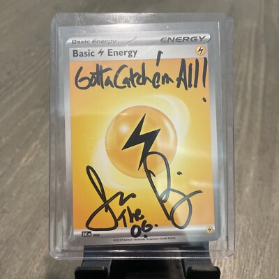 Jason Paige Signed Pokémon Trading Card | eBay