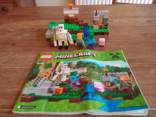 LEGO MINECRAFT THE IRON GOLEM 21123 100% COMPLETE + INSTRUCTIONS | eBay