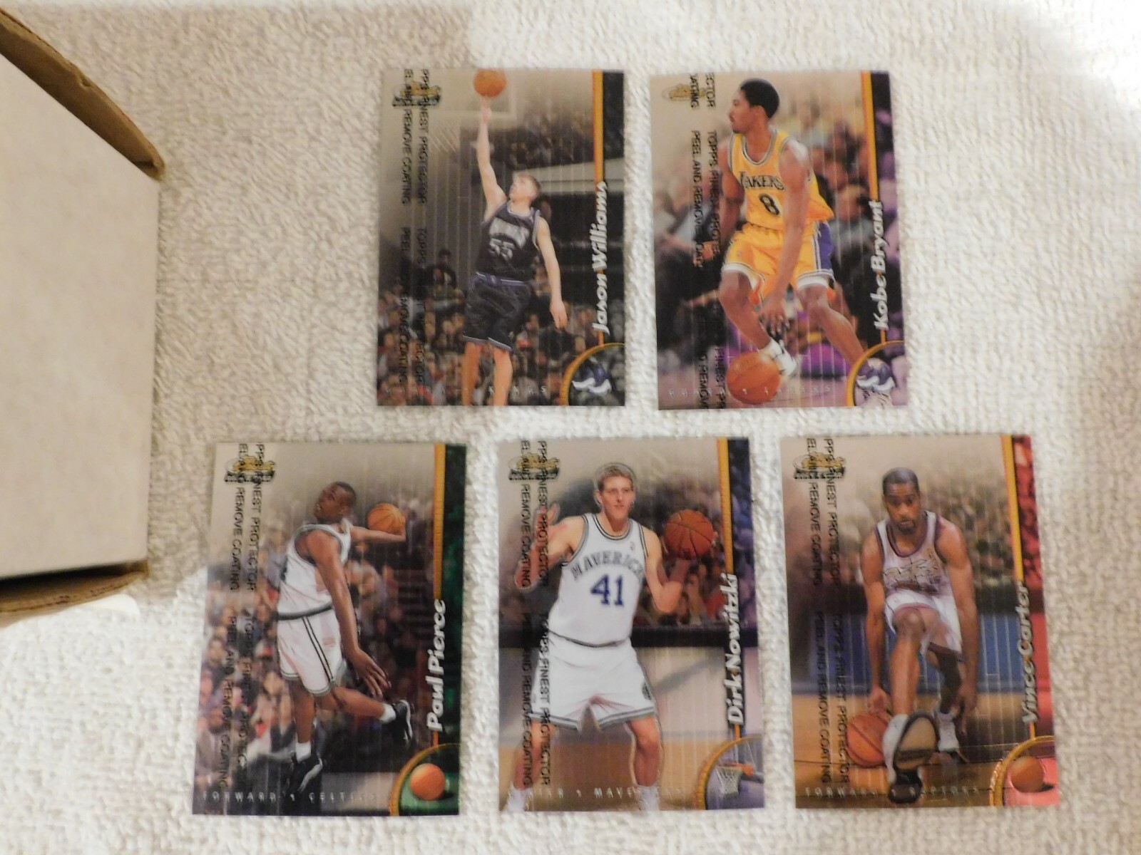 1998-1999 TOPPS FINEST BASKETBALL SERIES 2 SET D.NOWITZKI . V. CARTER ...