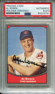 Al Rosen Autographed 1990 Pacific Card (PSA) | eBay