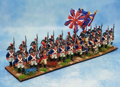 28MM NAPOLEONIC SPANISH (SWISS) REDING SENIOR INFANTRY REGIMENT | eBay UK