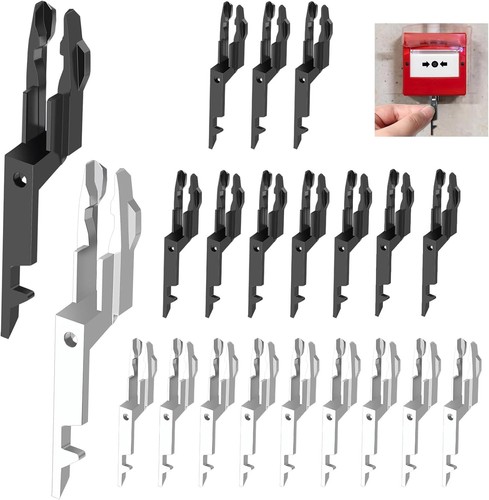 20 Pcs Fire Alarm Test Key, Fire Call Point Key, Emergency Button Break ...