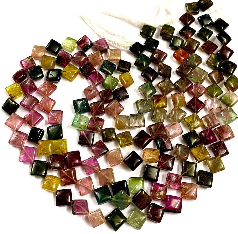 Rarest Kite Shape Multi Tourmaline Smooth Beads 9mm Multi Tourmaline ...