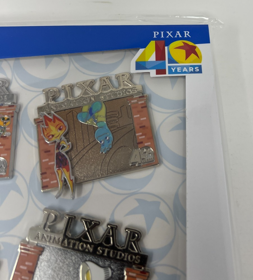Disney Pixar Animation Studios 40 Years Pin Set 5 Limited Edition of ...