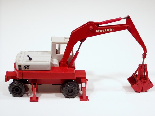 Poclain 90 Wheel Excavator w Clam - 1/50 - Gescha #2896 | eBay