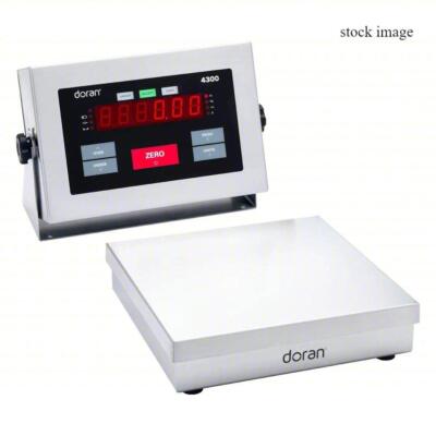 Doran 4350/12 Platform Bench Scale, 50 lb Capacity, 304 Stainless Steel ...