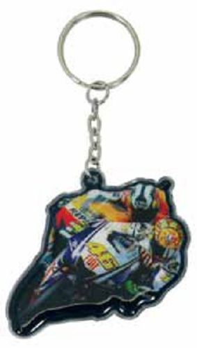 Open Box MotoGP Key Ring Valentino Rossi #46 Fiat Yamaha Keychain | eBay