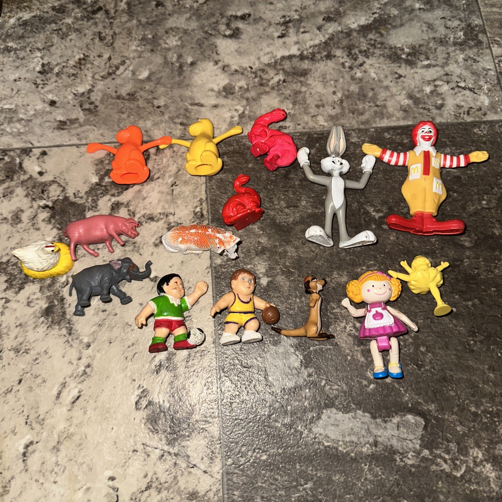 VTG 80s-90s Disney Afternoon Cartoons PVC Figures Toy Lot bag of vtg ...
