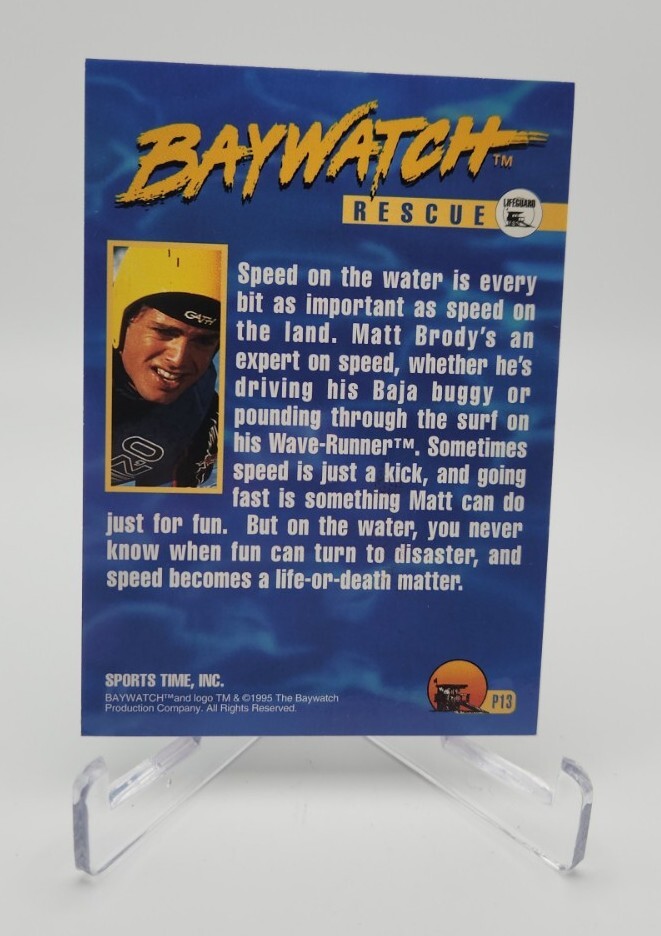 Baywatch Rescue - Platinum - Sports Time - 1995 - #P13 | eBay