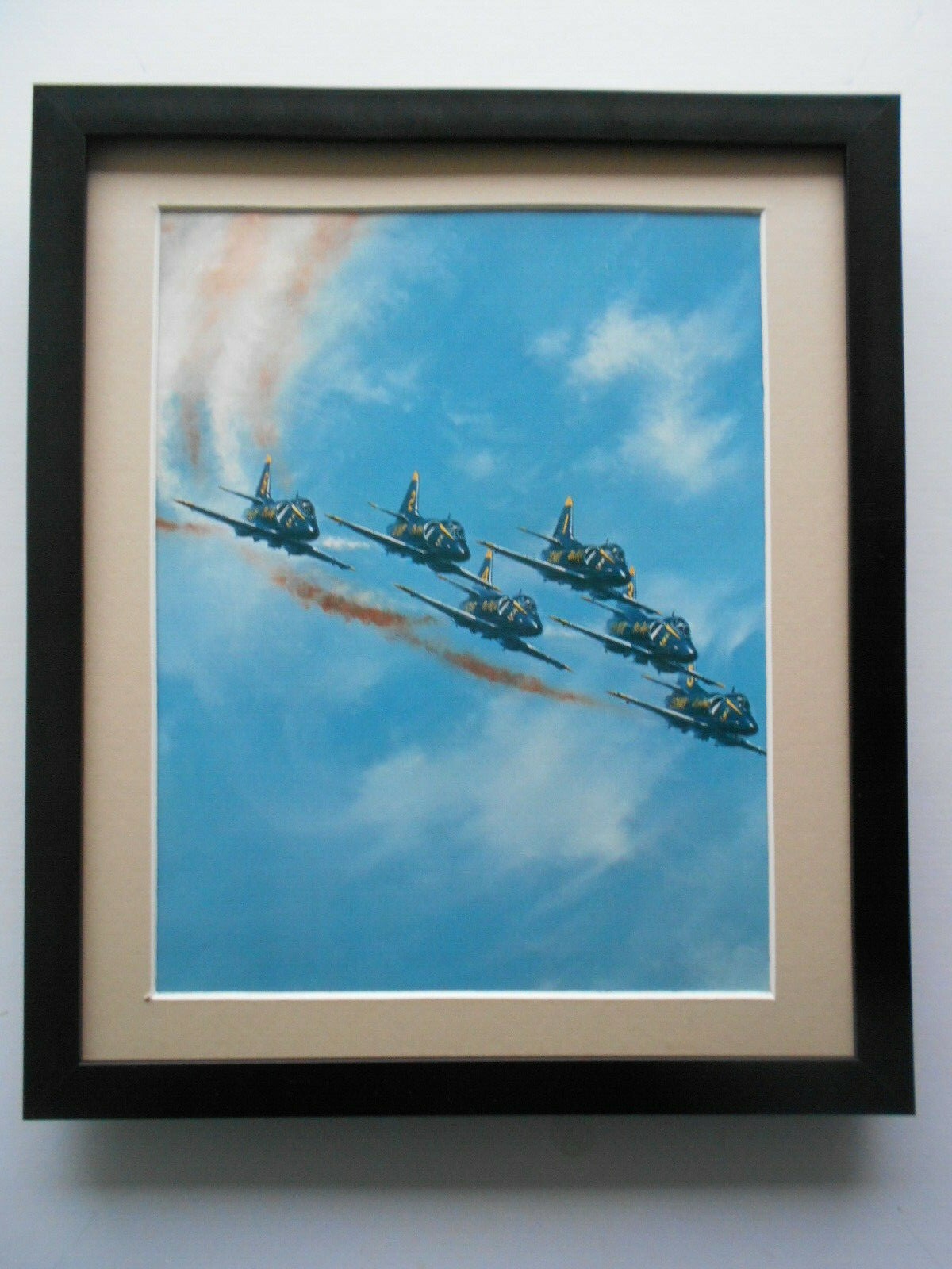 Aircraft print 'Blue Angels - US Navy Flying Display Team' FRAMED | eBay