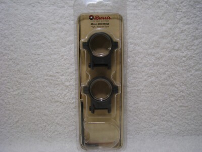 Burris 30mm Zee Rings High Height Scope Rings Matte Black 420077 | eBay