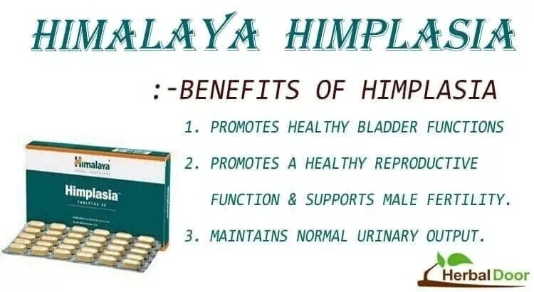 Himplasia Tablets by Himalaya Prostate Health 90 TABS 3 BOX FREE SHIP ...