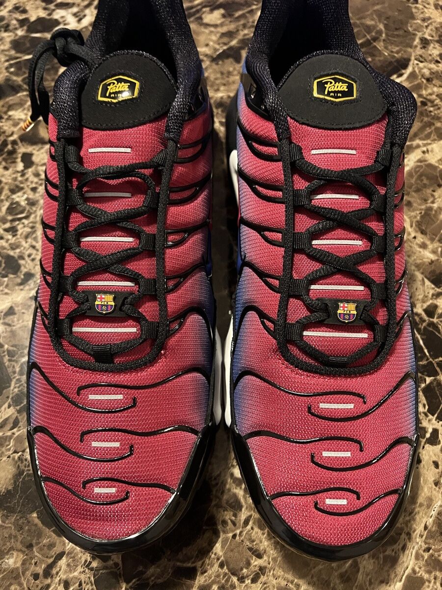 Nike Air Max Plus x Patta x FC Barcelona Low- Mens Size Nike Air Max Plus x Patta x FC Barcelona Low- Mens Size