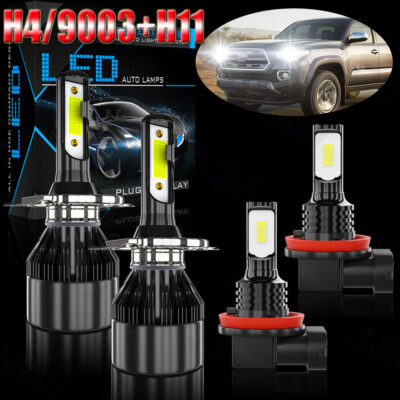 For 2016-2018 Honda HR-V HRV LED Headlight Hi/Low + Fog light bulbs ...