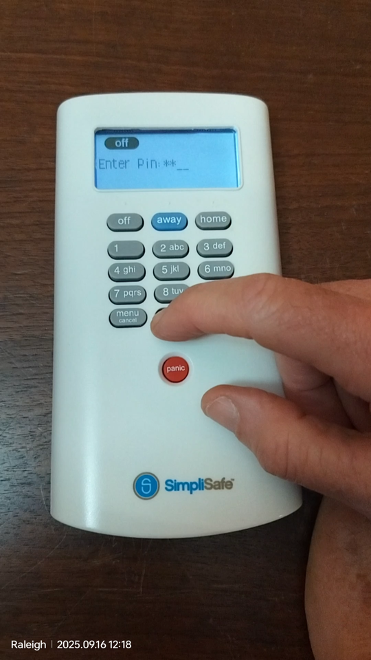 Simplisafe Wireless Home Security System Keypad 1st Generation Original ...